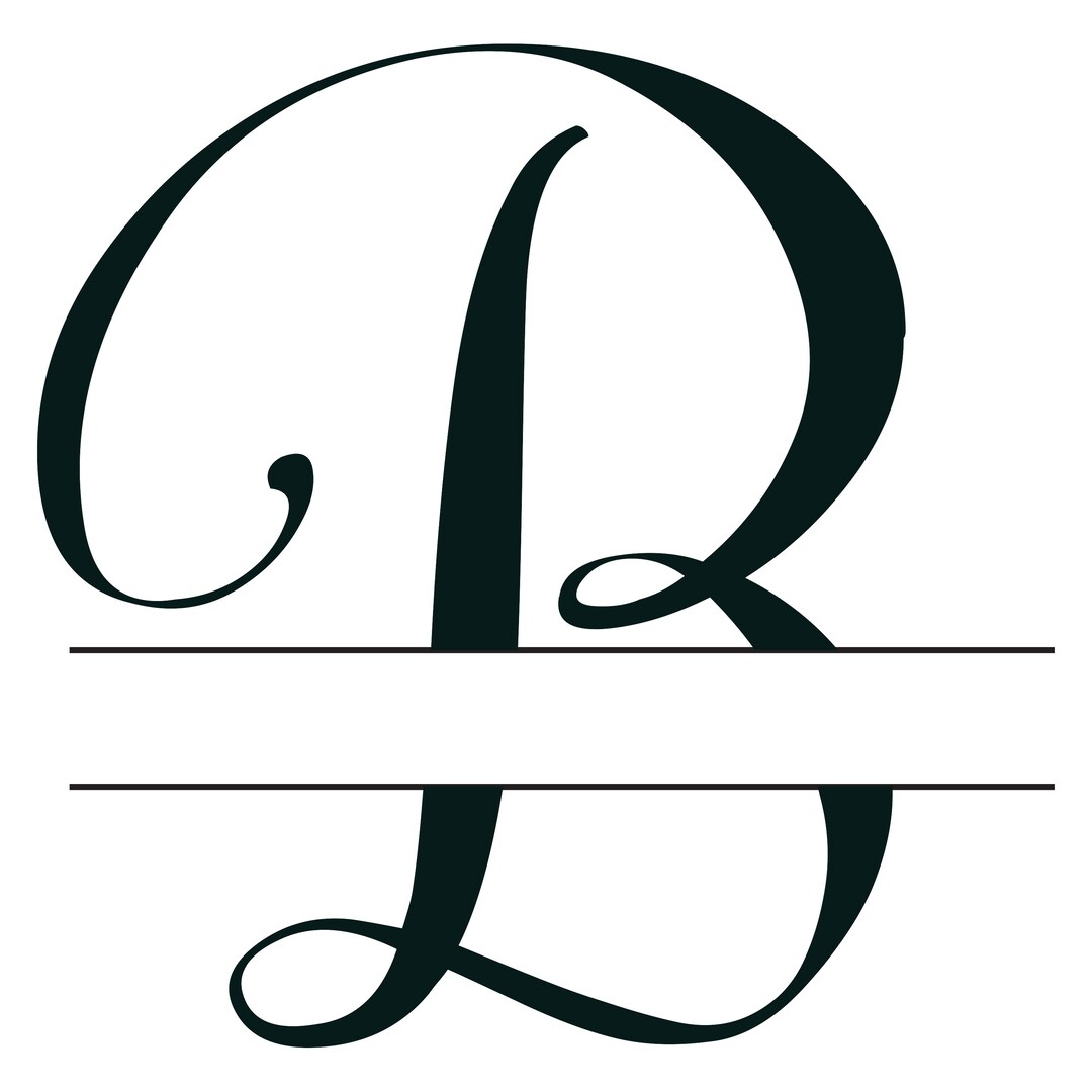 Letter B Split Monogram | Digital File - Etsy