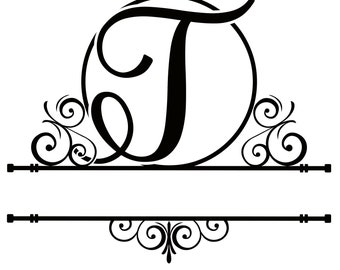 Monogram Letter T | Etsy