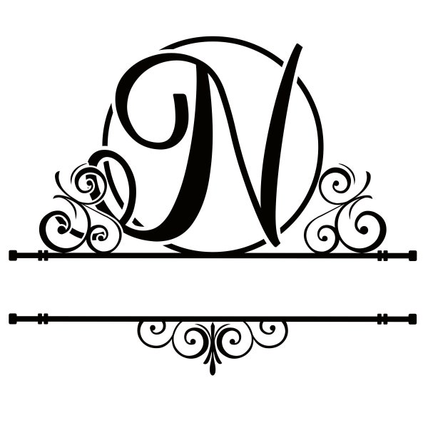 Monogram Letter N - Etsy