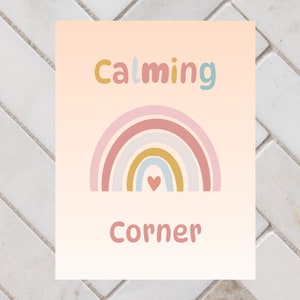 Calming Corner Bundle for Toddlers/ Kids | Printable PDF | Emotions ...