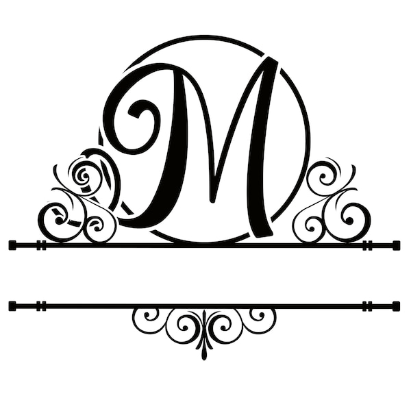 Monogram Letter M - Etsy
