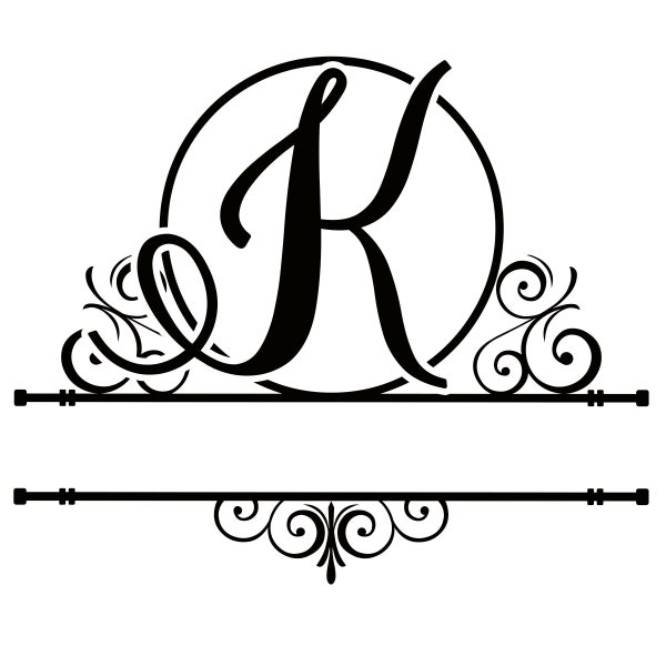 Monogram K - Etsy