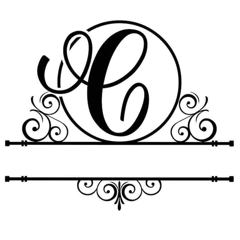 Monogram C - Etsy