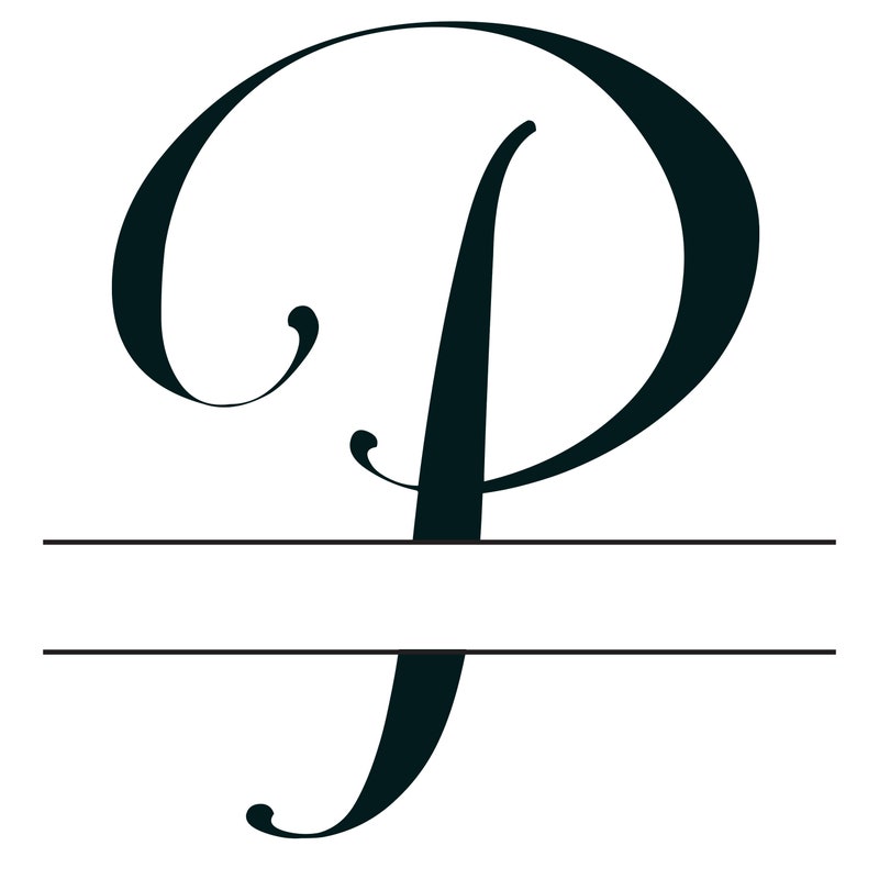 Letter P Svg - Etsy