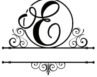 Letter E Monogram | Etsy