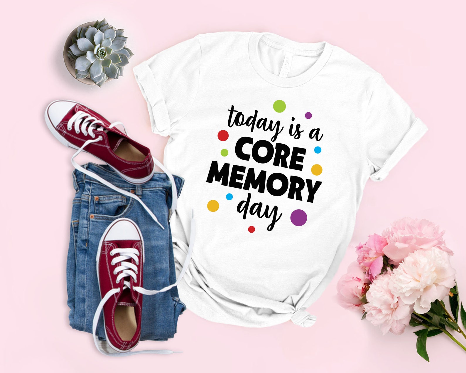 Today Is A Core Memory Day Shirt Inside Out Shirt Funny | Etsy