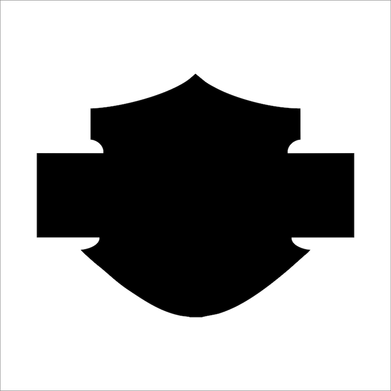 Harley Davidson Bar and Shield SVG | Etsy