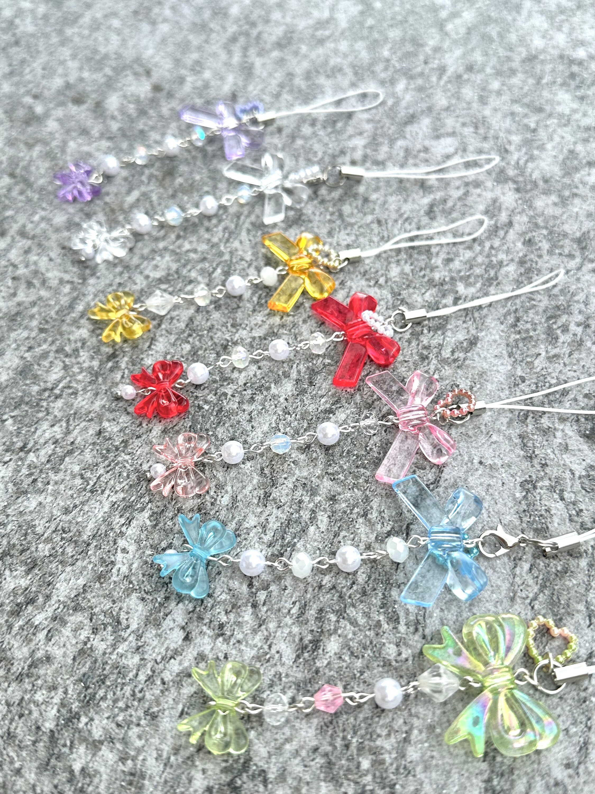 Cute Mini Bow Ribbon Phone Charm, Strap - Etsy