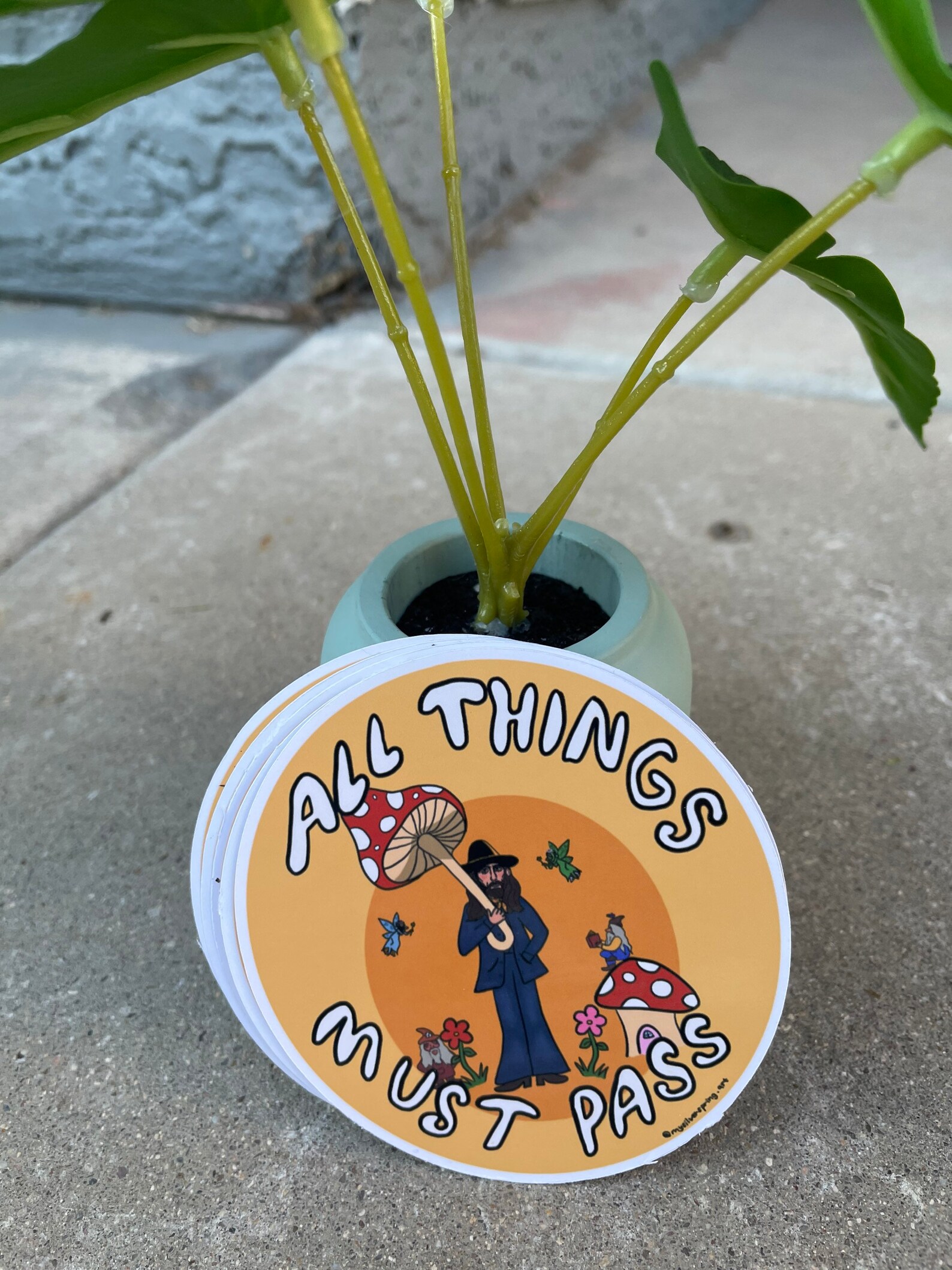 George Harrison Stickers All Things Must Pass 70s 60s the - Etsy