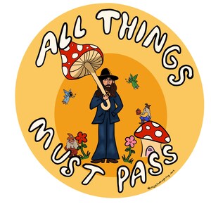George Harrison Stickers All Things Must Pass 70s 60s the Beatles ...