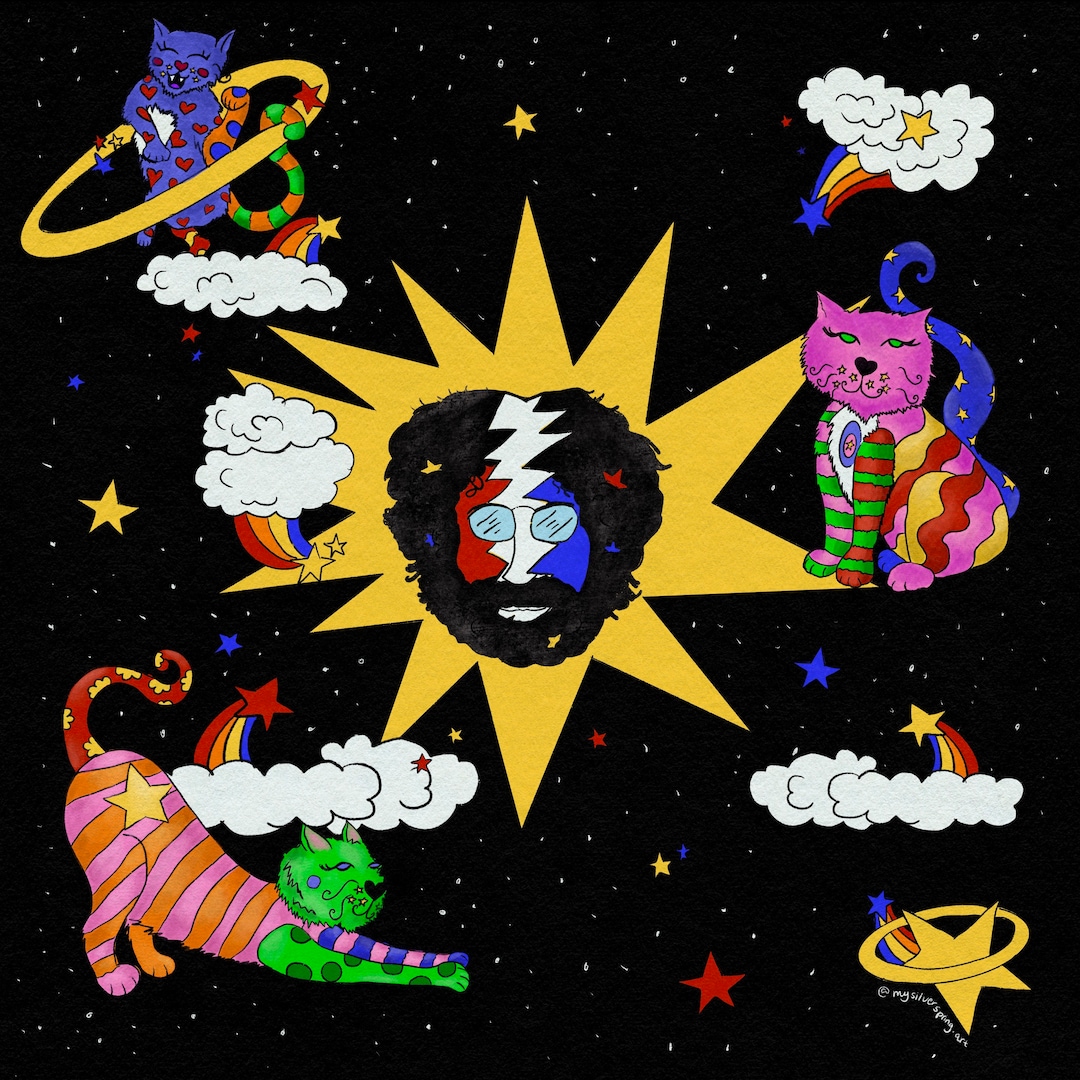 Jerry Garcia Jerry Garcia Band Grateful Dead 60s 70s 80s Guitar Dead ...