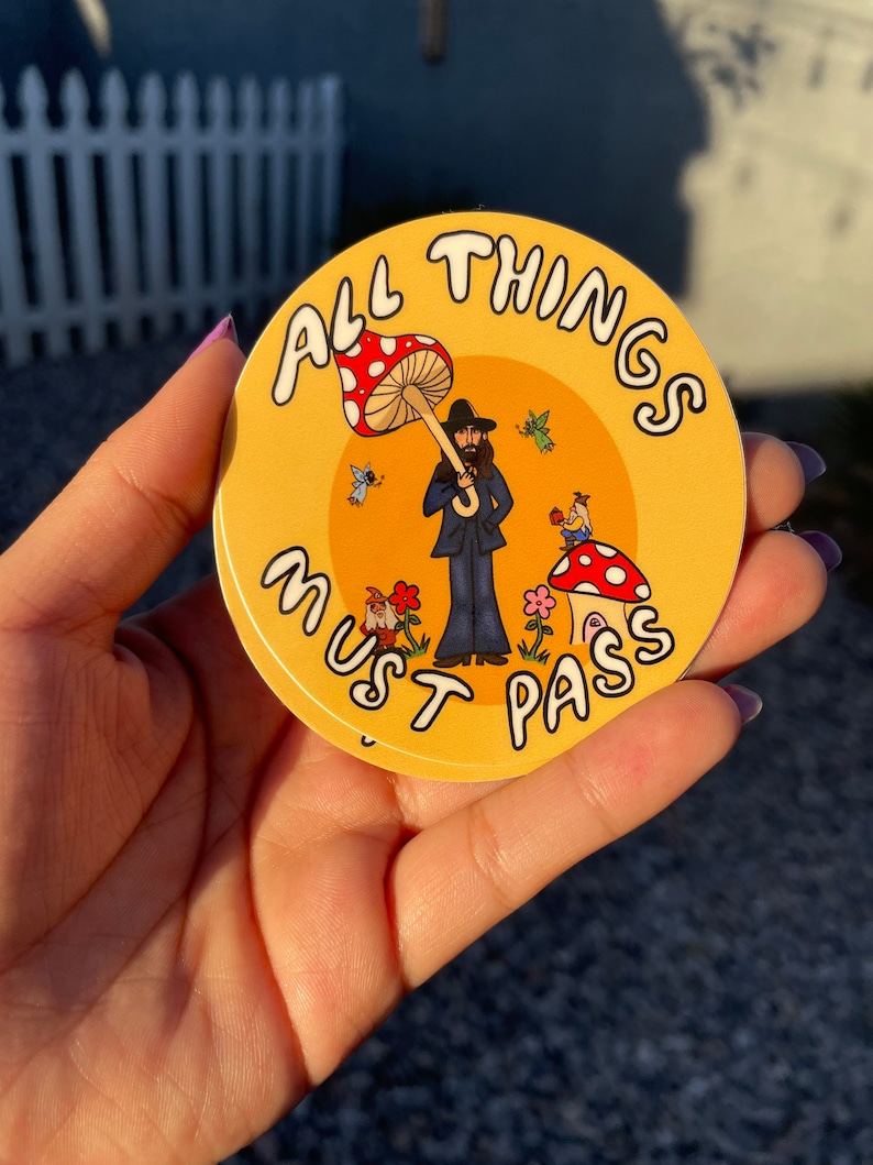 George Harrison Stickers All Things Must Pass 70s 60s the Beatles ...