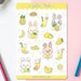 Silly Pomsky Sticker Sheet Cute Chibi Kawaii Dog Stickers, Digital Art ...