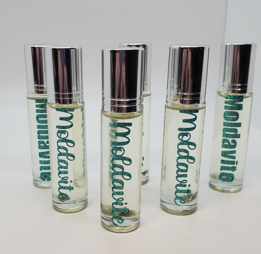 Authentic Moldavite Oil Powerful Meditation Essential Oil Roller With ...