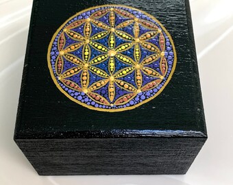 Dot Mandala Box - Etsy