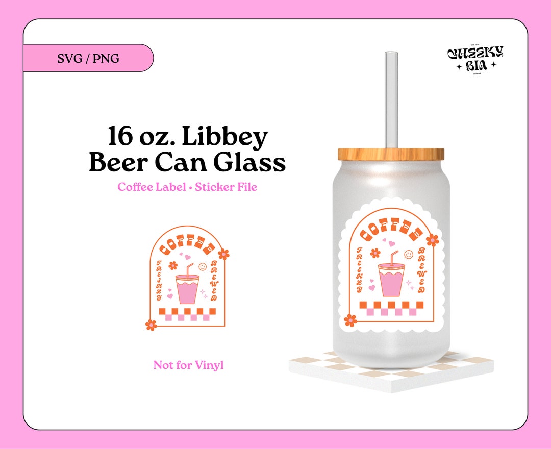 Coffee Label SVG PNG | Cold Brew Coffee Label | Sticker File | Trendy ...