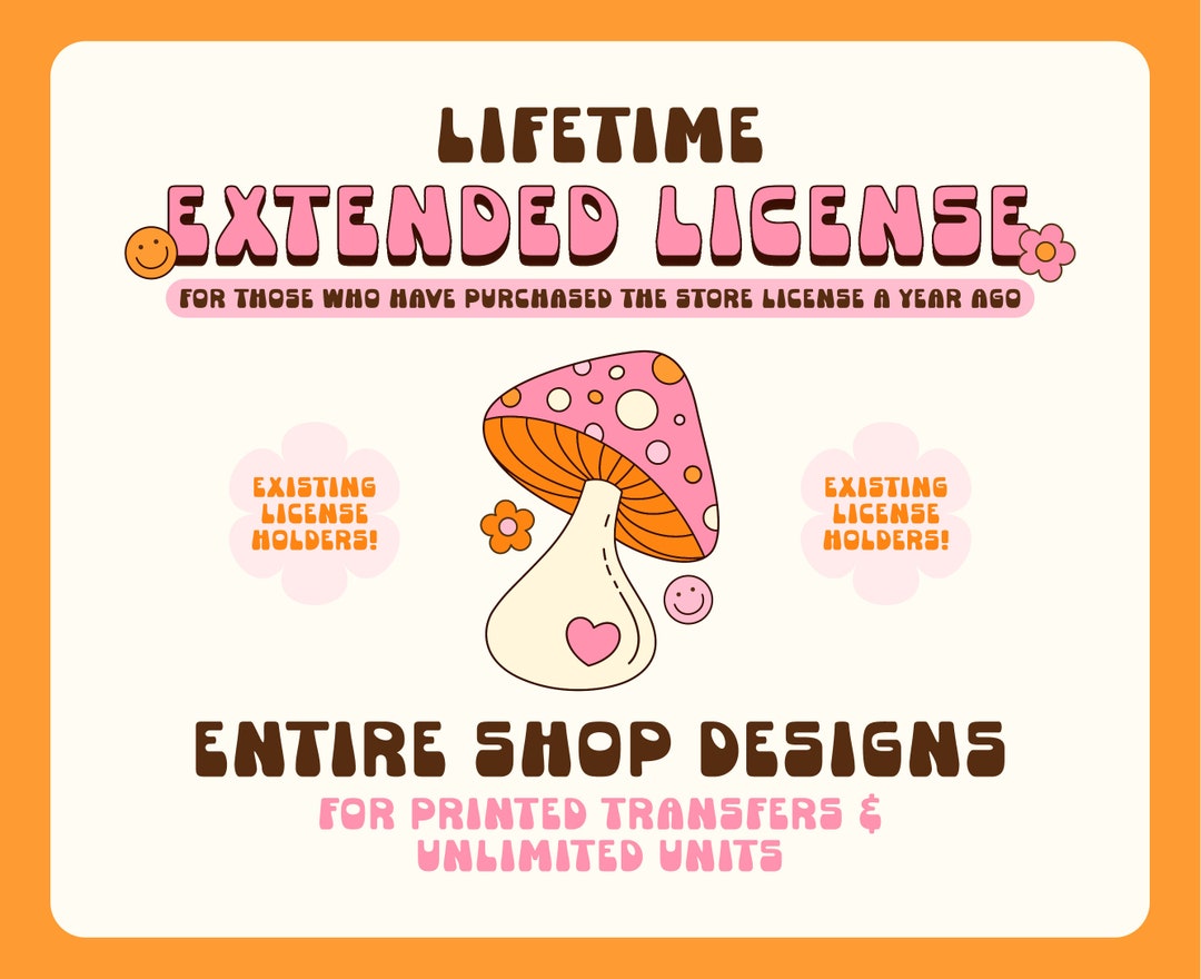 LIFETIME Extended-license for Entire Shop Designs | for One-year ...