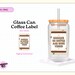 Coffee Label SVG PNG Bundle Cold Brew Coffee Label Sticker File Trendy ...