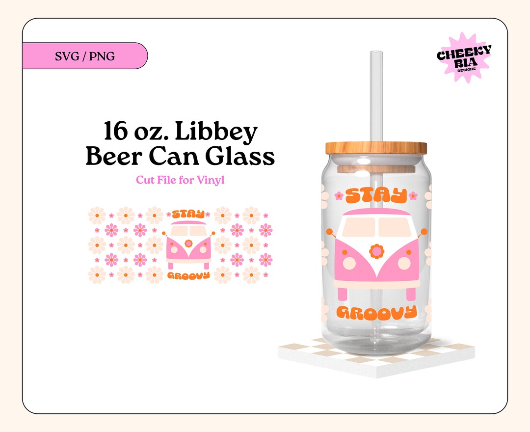 Groovy Van Cup Wrap SVG | PNG | for Vinyl | Digital Design | Groovy ...