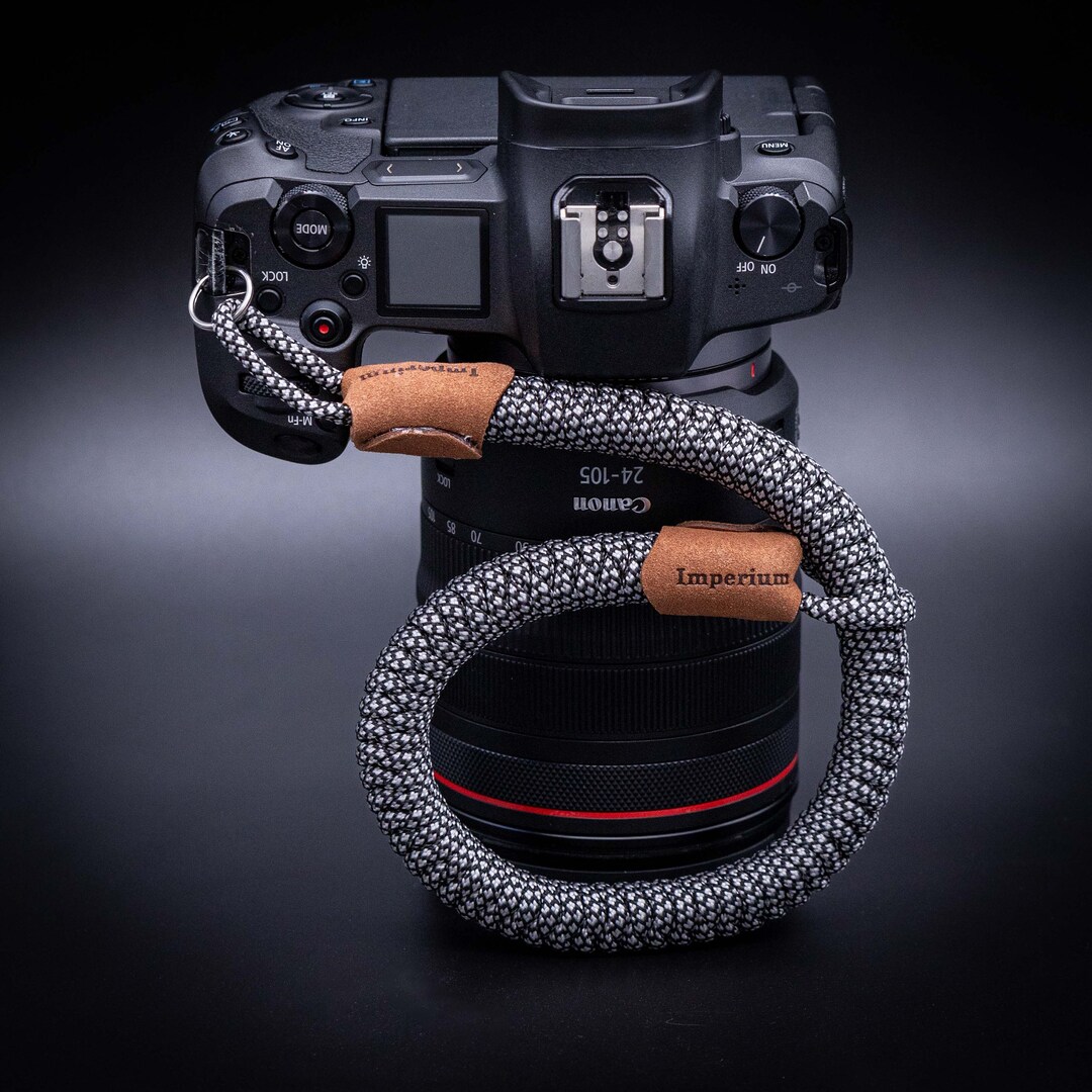 Paracord Camera Wrist Strap - Adjustable DSLR Hand Rope, Leather ...