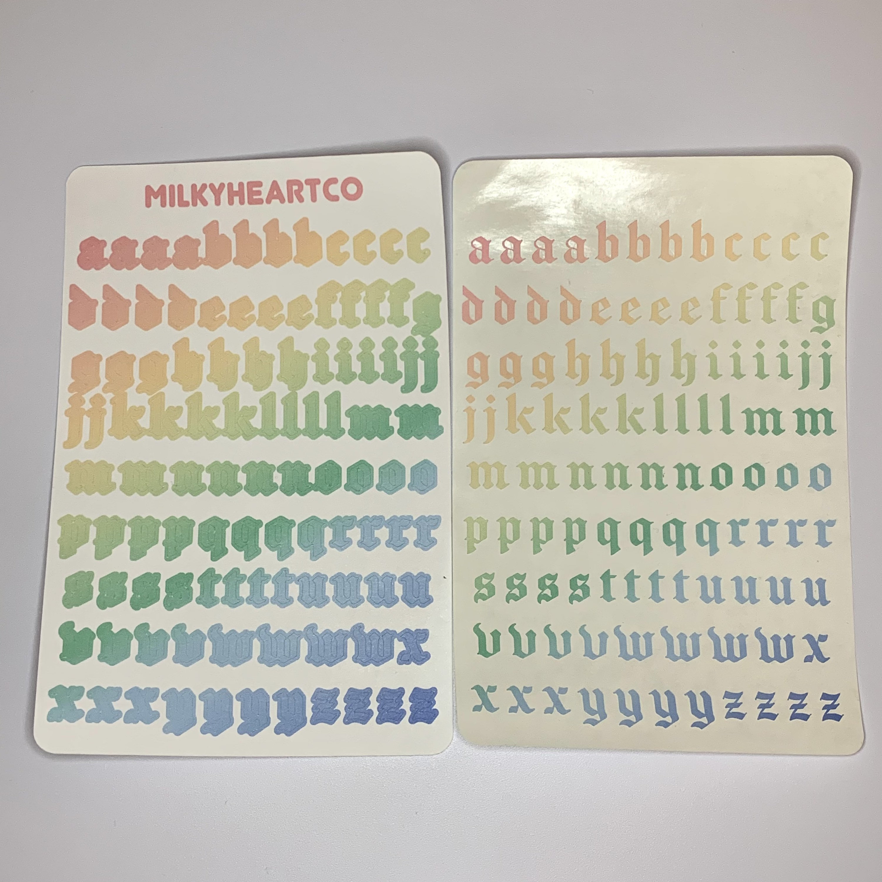 Old English Alphabet Stationary Stickers - Etsy UK