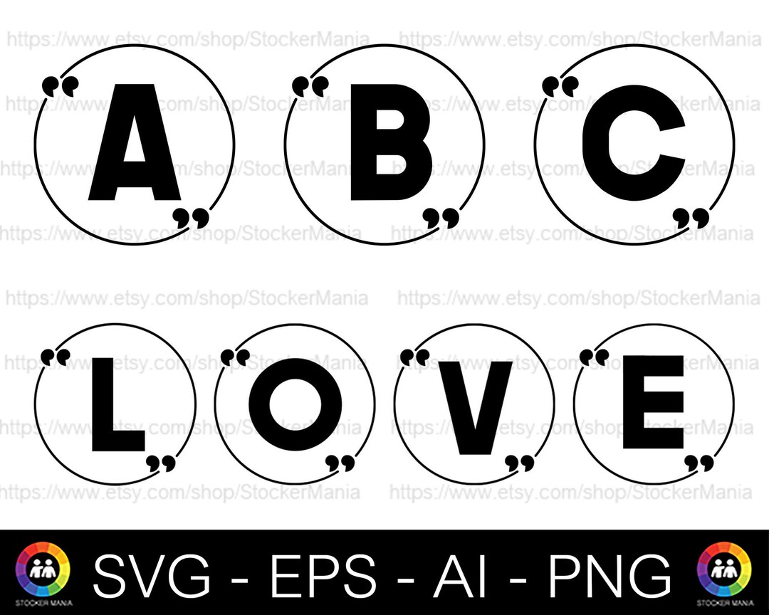 Dividir o alfabeto do monograma de A a Z, SVG, ESP, PNG, arquivos Ai ...