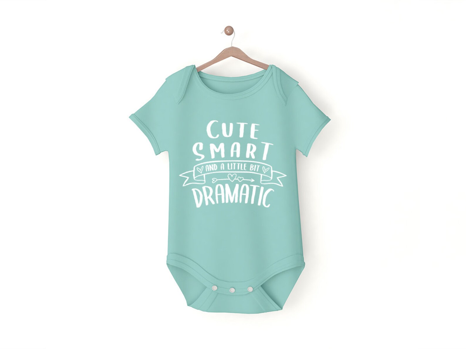 Cute Smart and a Little Bit Dramatic Svg Baby Girl SVG Baby - Etsy