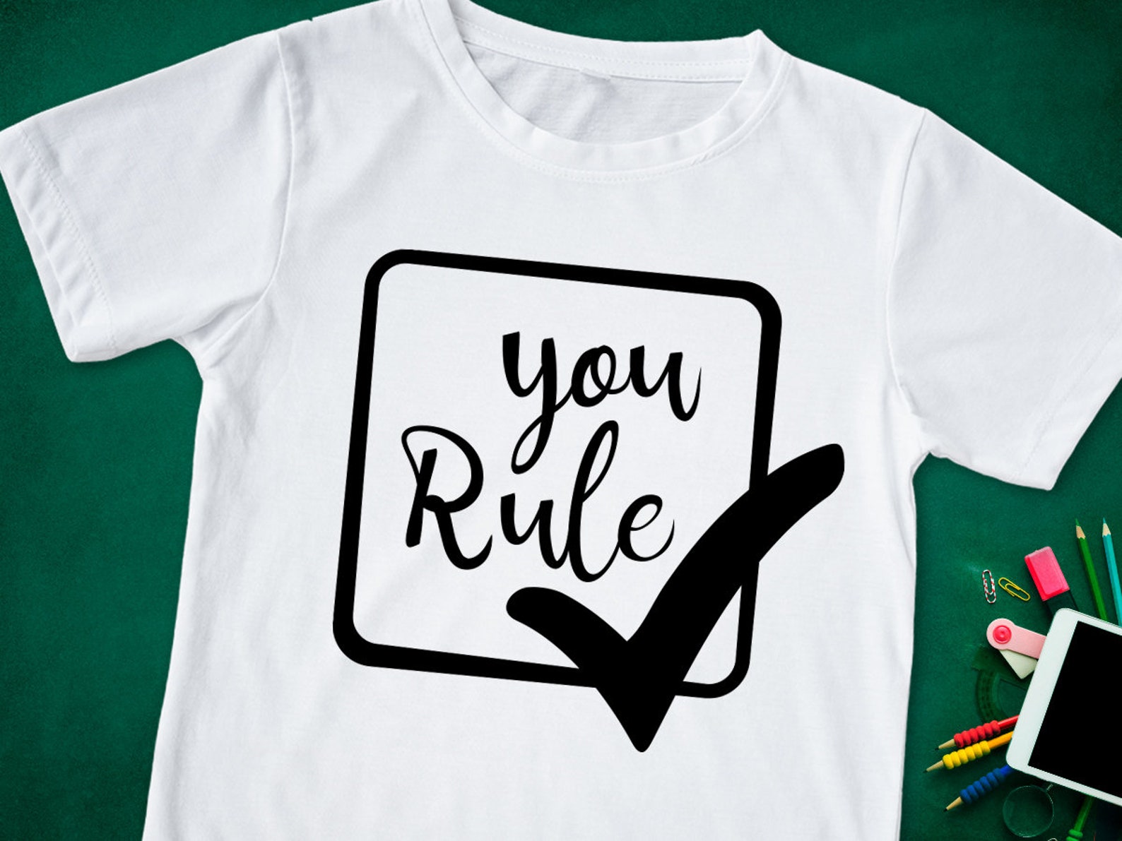 You Rule Svg Teacher SVG PNG Cut File Teacher Quote SVG - Etsy UK