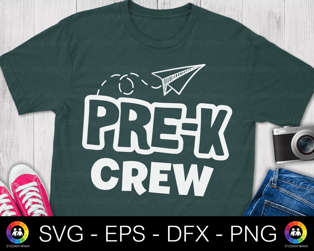 Pre K Crew Pre-k Crew Svg Prek Svg Pre-k Svg School Svg - Etsy