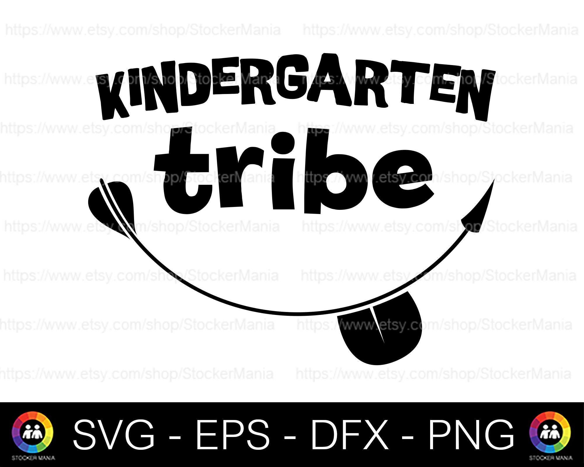 Kindergarten tribe svg Back To School svg Kindergarten | Etsy
