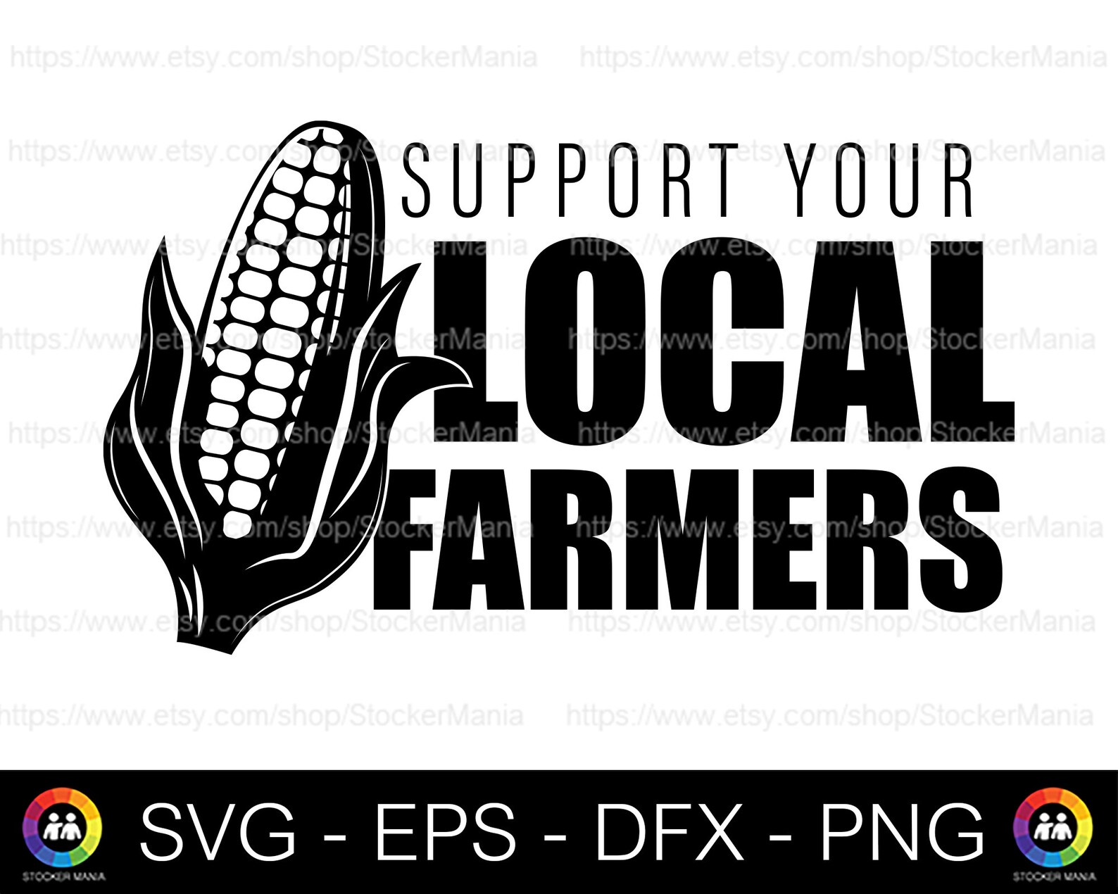 Support Your Local Farmers Svg | Farm Svg | Livestock Svg | Farming Svg ...