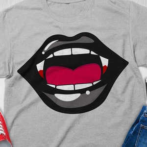 Black Vampire Lips SVG, Halloween SVG, Red Dripping Lips SVG, Gothic ...