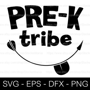 Pre K Tribe Pre K Svg Prek Svg Pre-k Tribe Svg School Svg | Etsy
