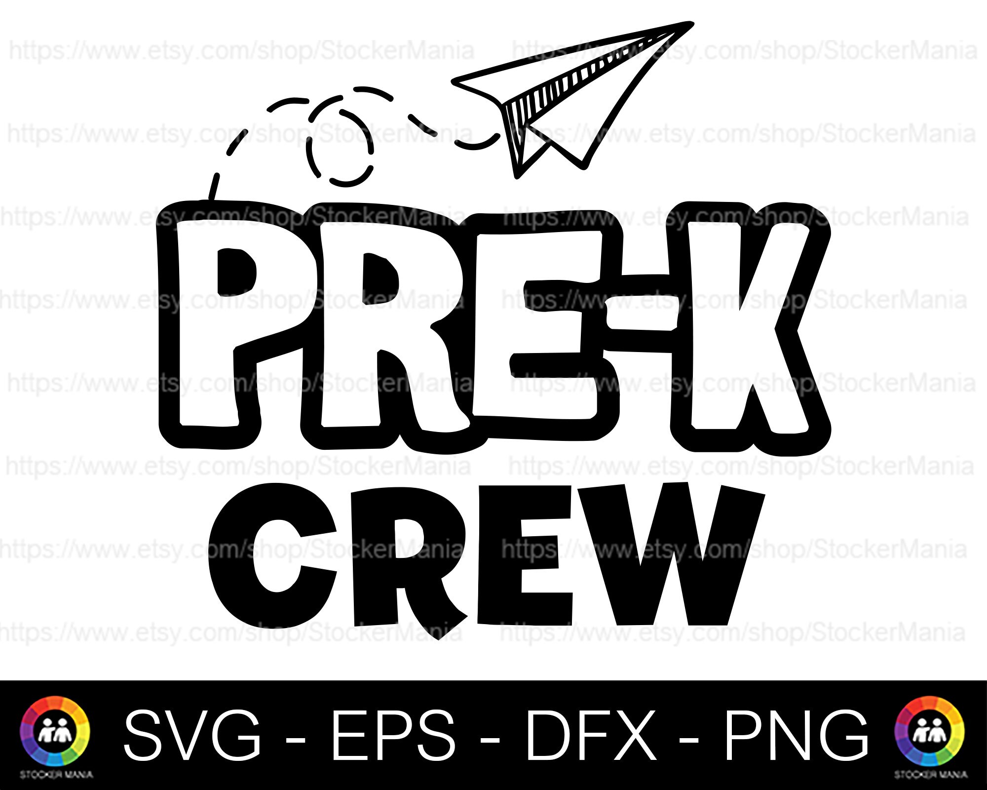 Pre K Crew Pre-k Crew Svg Prek Svg Pre-k Svg School Svg - Etsy