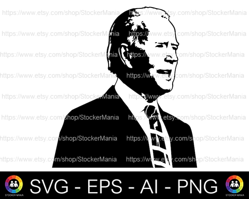 Joe Biden SVG, Joe Biden PNG, Joe Biden Silhouette, Joe Biden Vector ...