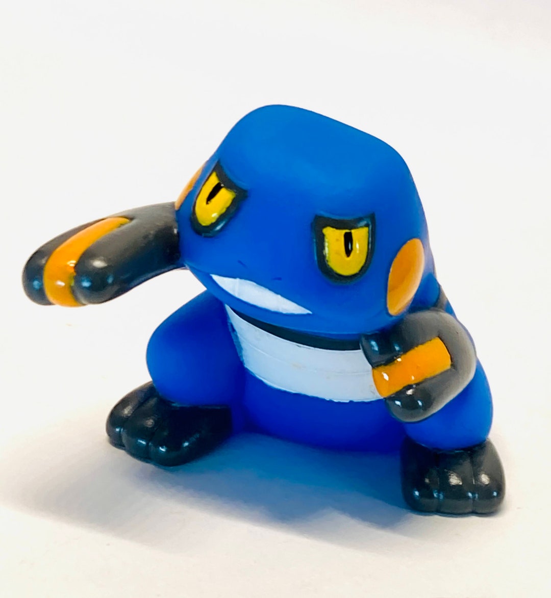 Croagunk Mini Figure Doll Pocket Monster Very Rare From Japan Vintage ...