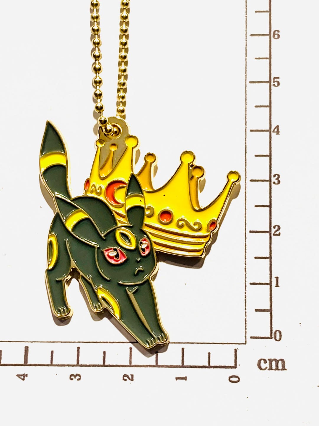 Umbreon Key Ring Metal Charm Pokemon Ichibankuji Ltd. Pocket Monster ...