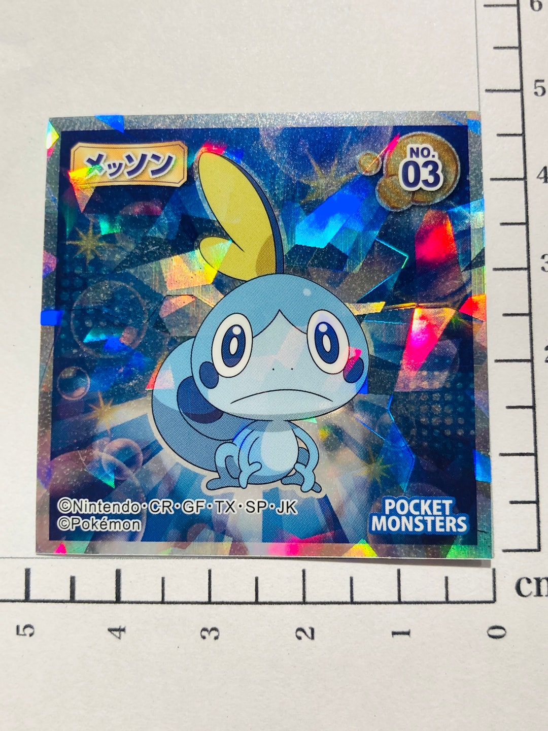 Sobble 03 Pokemon Collectors Mini Sticker Lotte Official Pocket Monster ...