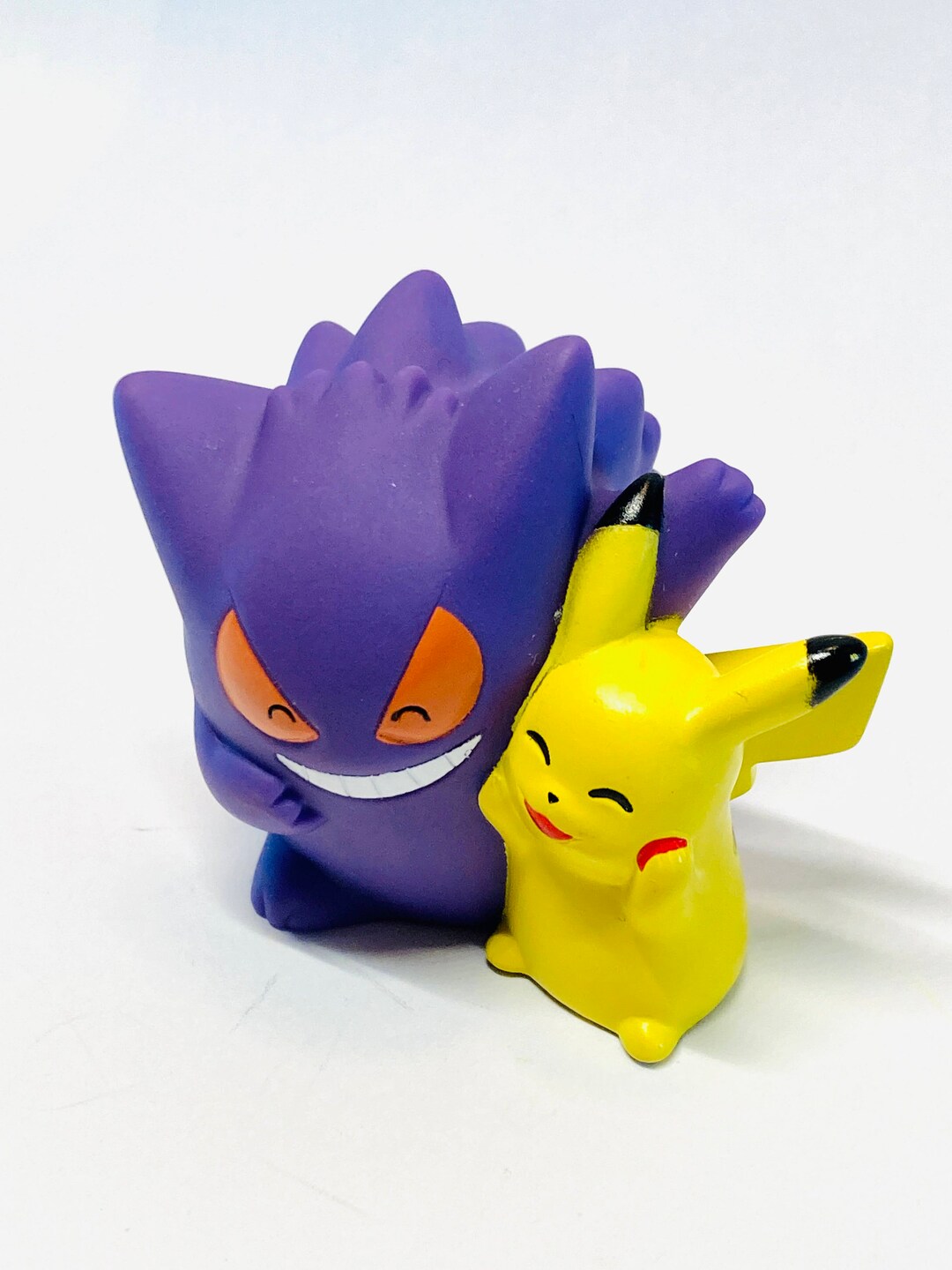 Gengar & Pikachu Mini Figure Doll Pocket Monster Very Rare From Japan ...