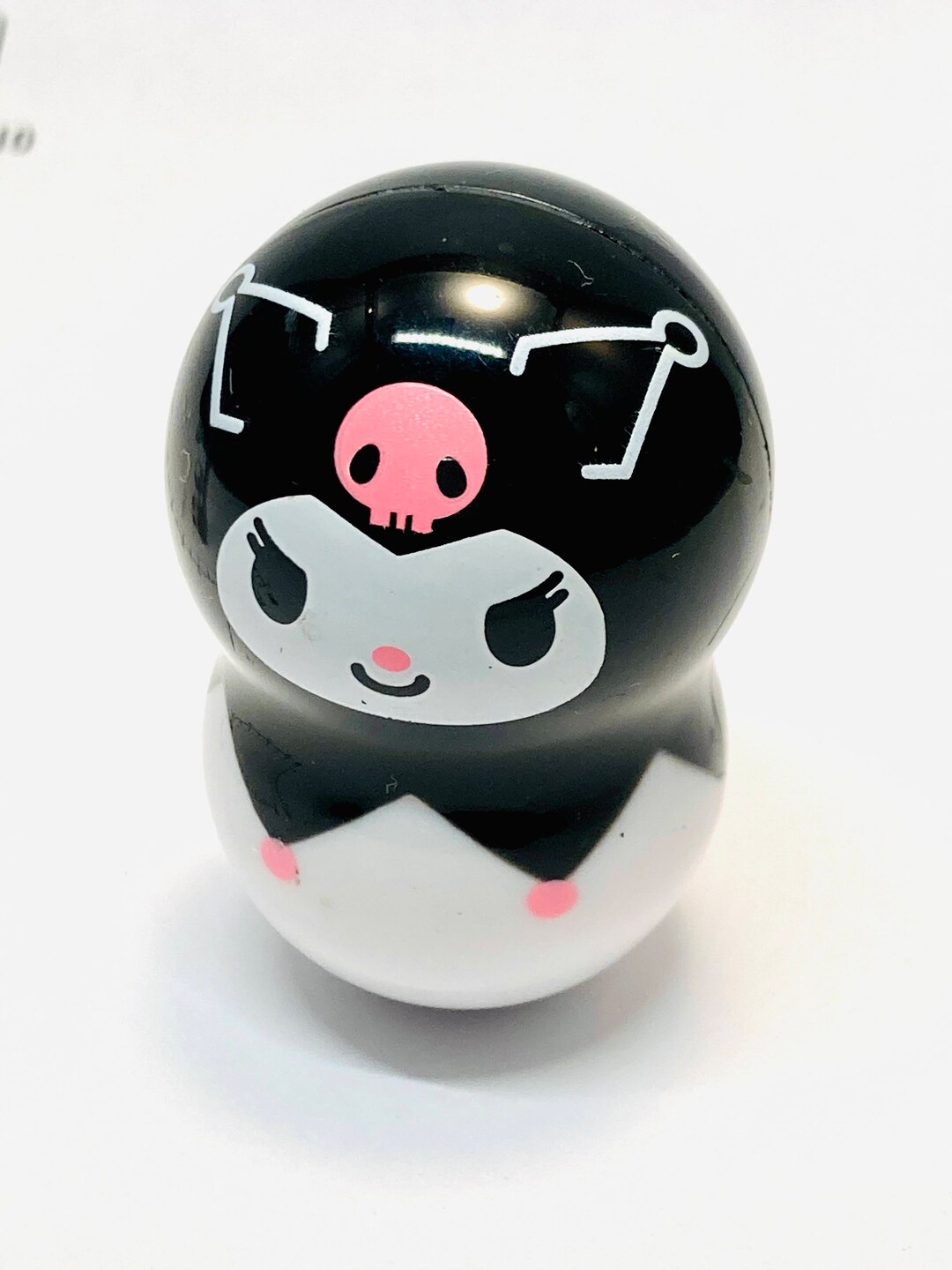 KUROMI Roly-poly Mini Figure Doll Very Rare From Japan Vintage Made in ...