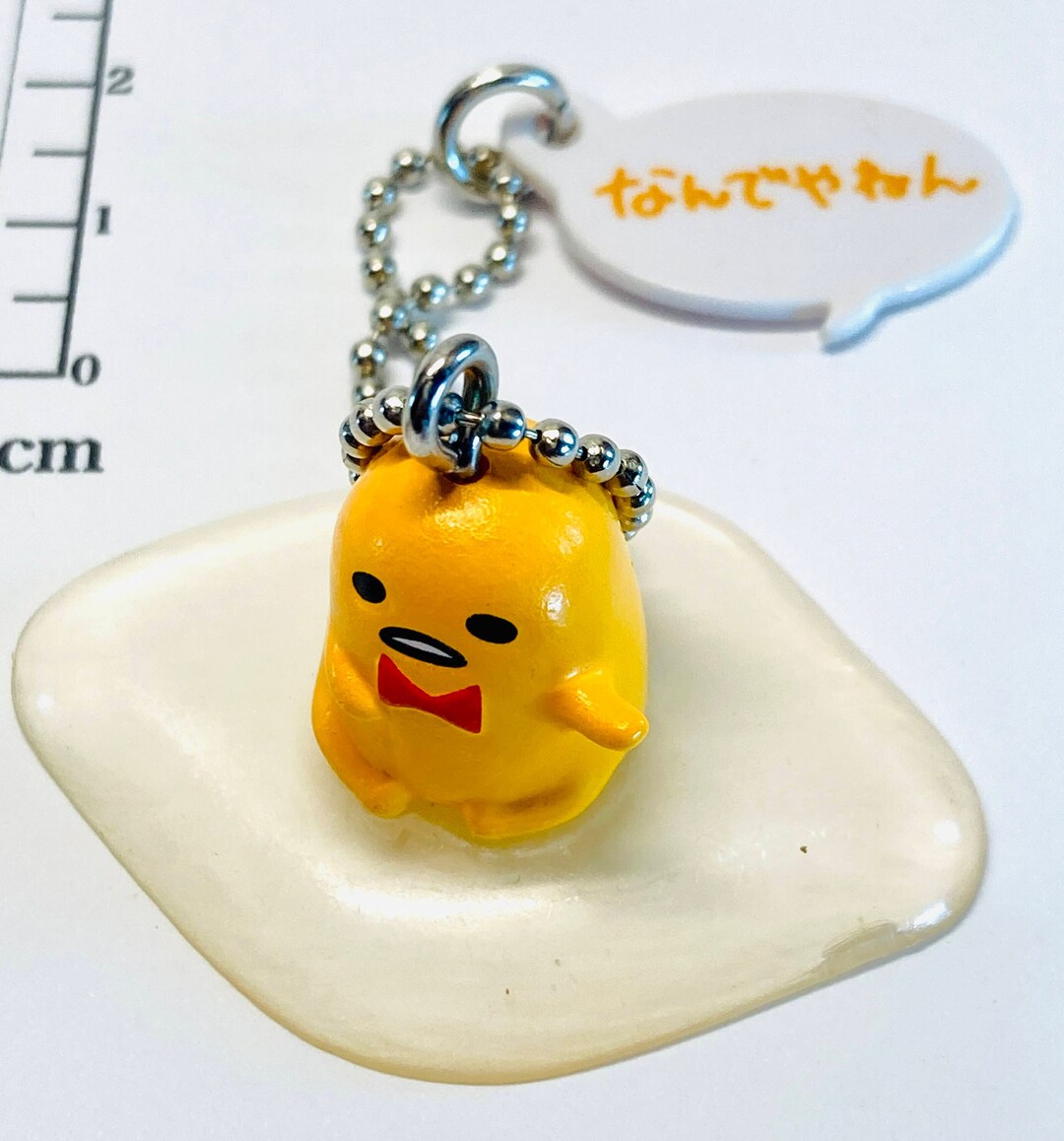 Gudetama A Bow Tie Key Chain Mini Figure Doll Very Rare From Japan ...