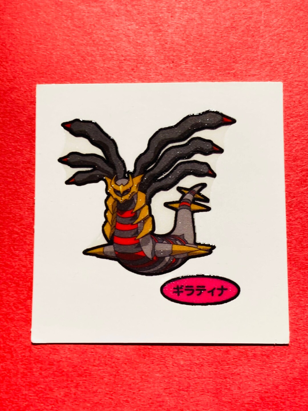 Giratina Pokemon Decochara Durable Mini Sticker Official Pocket Monster ...