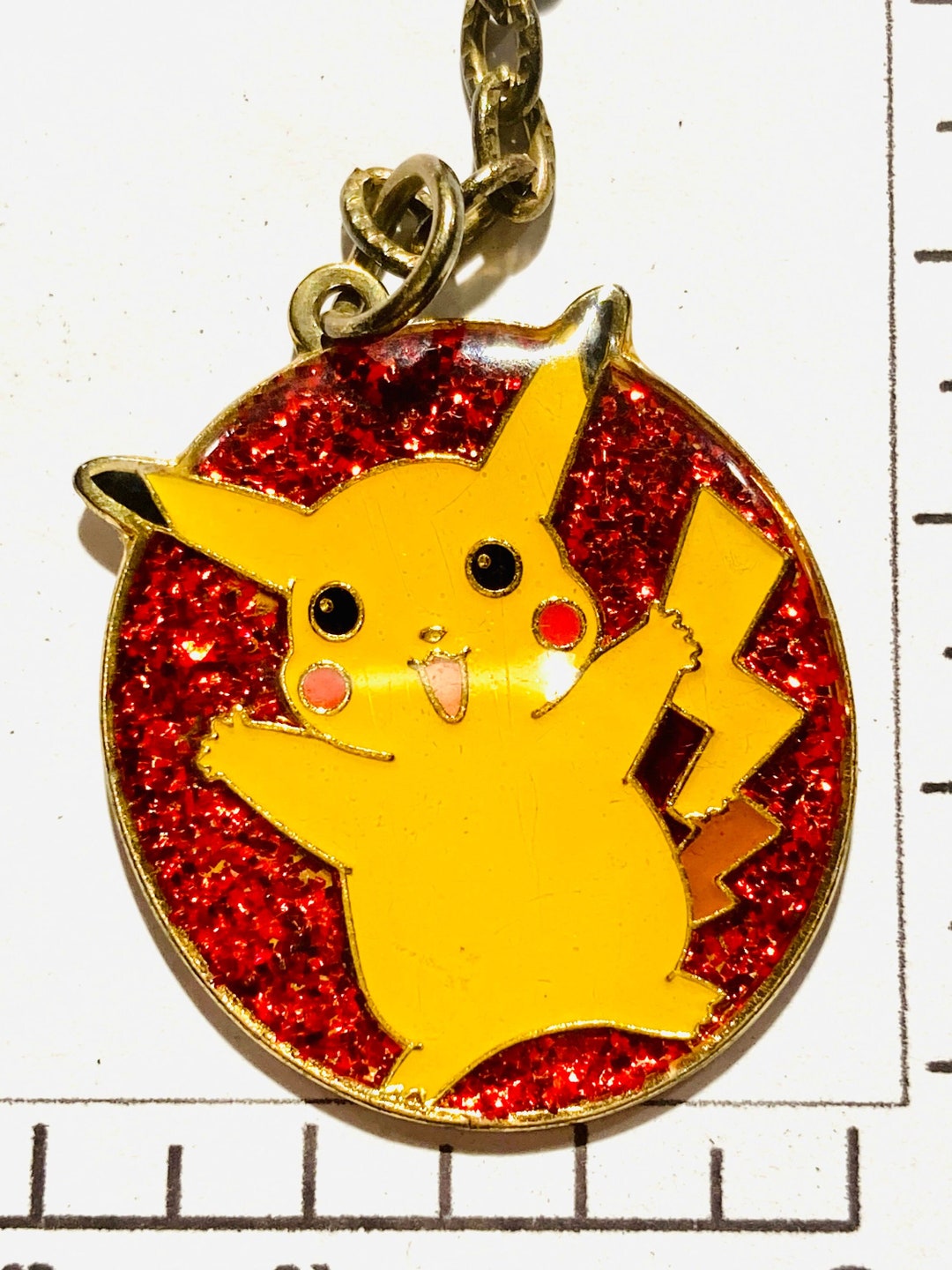 Pikachu Key Ring Metal Charm the First Generation Pokemon Center Ltd ...