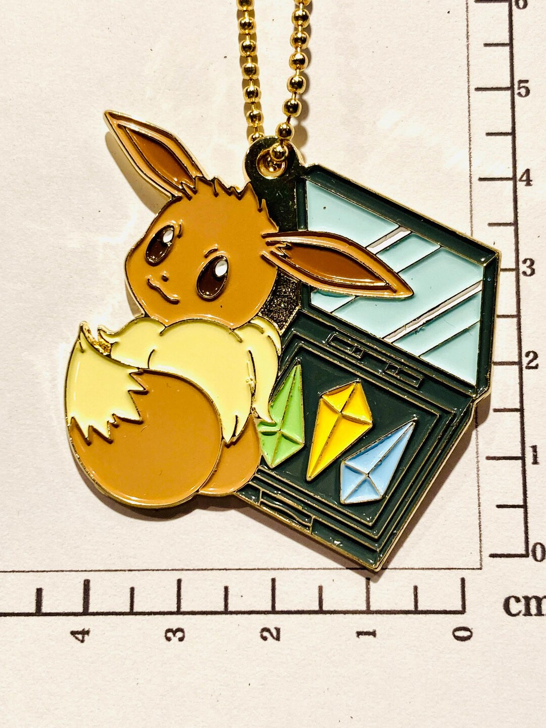 Eevee Candy Key Ring Metal Charm Pokemon Ichibankuji Ltd. Pocket ...