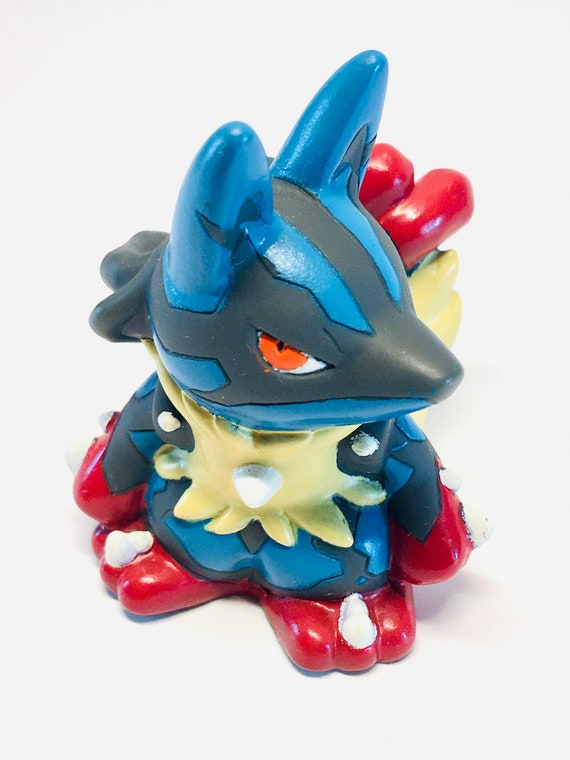 Lucario Mini Figure doll Pocket Monster Very Rare From japan | Etsy