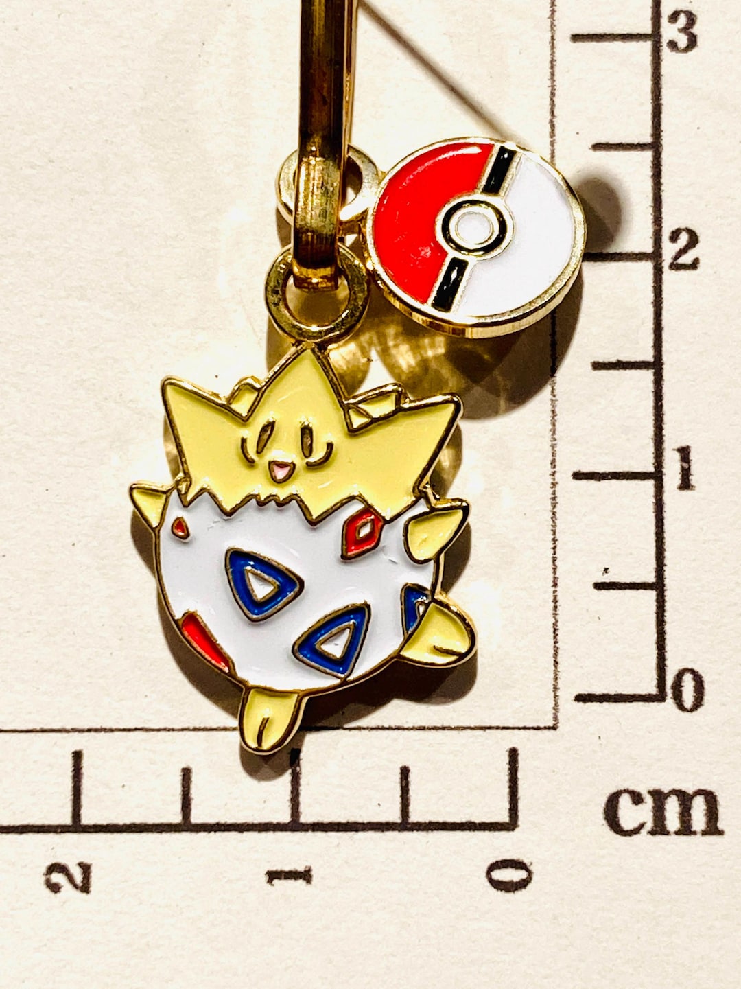 Togepi Key Ring Metal Charm Pokemon Center Ltd. Pocket Monster Very ...