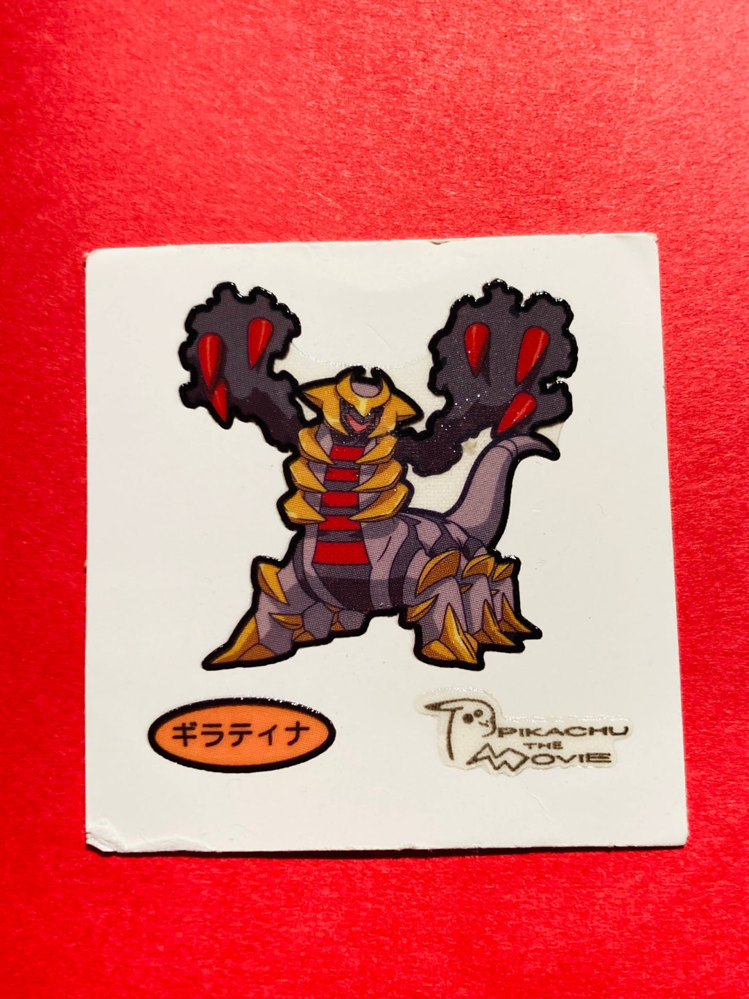 Giratina Pokemon Decochara Durable Mini Sticker Official Pocket Monster ...
