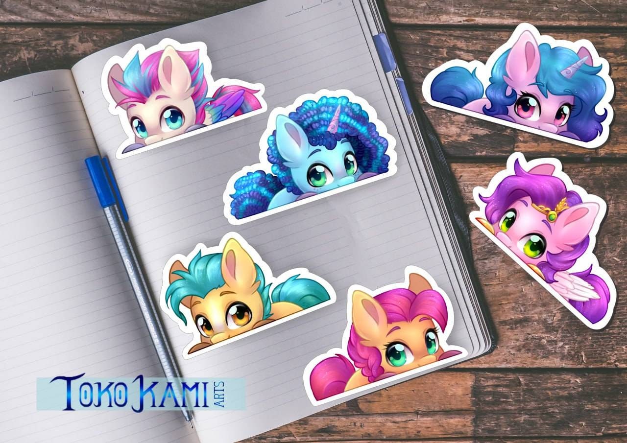 MLP G5 Sticker L Misty Izzy Pipp Zipp Sunny Hitch - Etsy