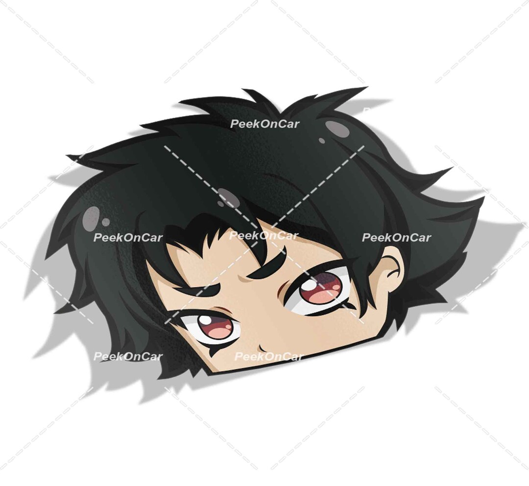 Fudo Peeker Anime Stickers Laptop Stickers Cars Vinyl - Etsy