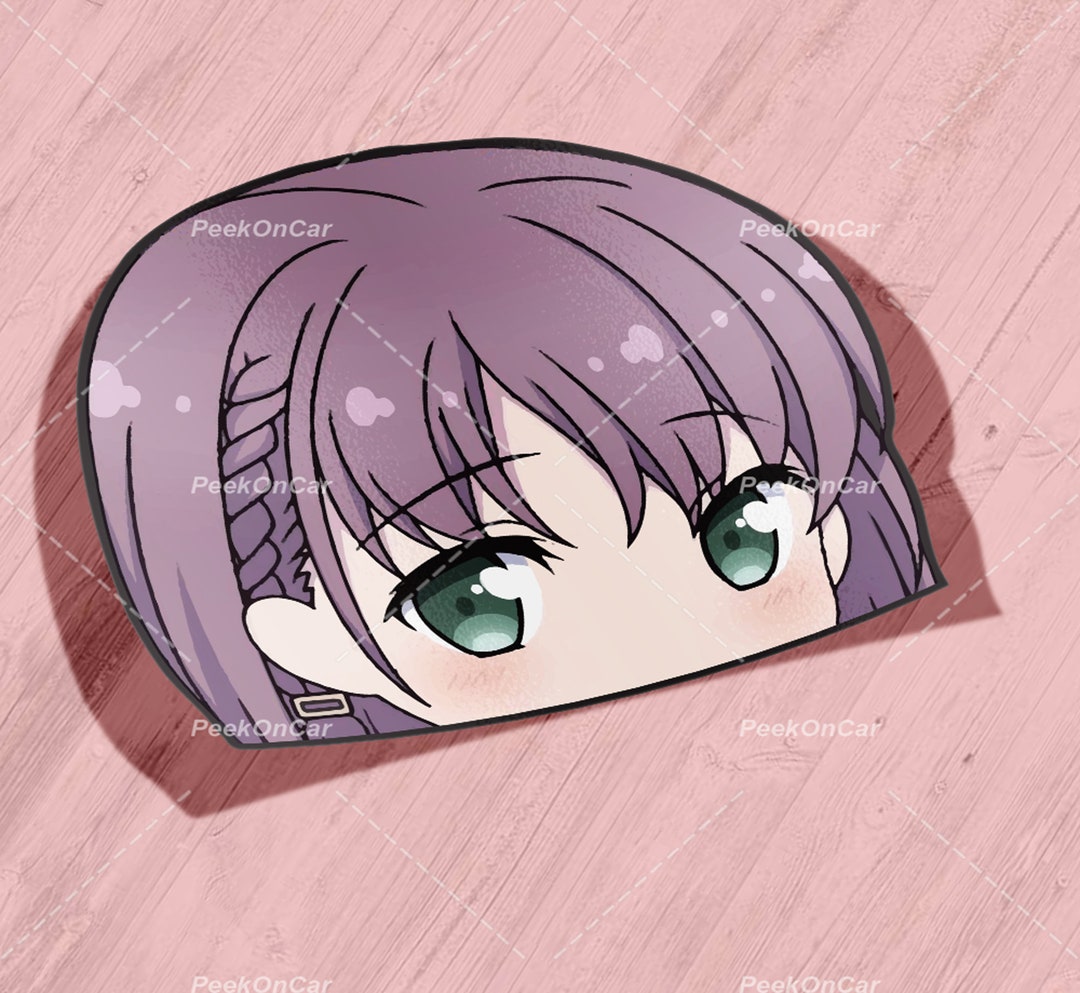Waterproof Anime Peeker Stickers - Durable Vinyl Decals for Cars ...